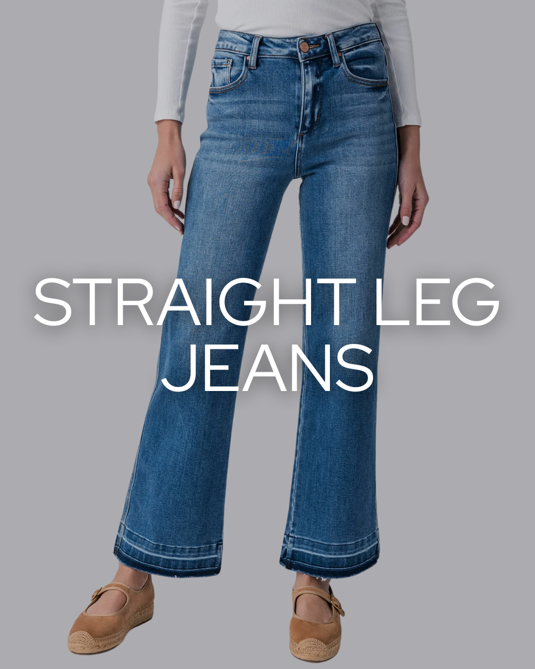 Straight Leg Jeans – Social Threads