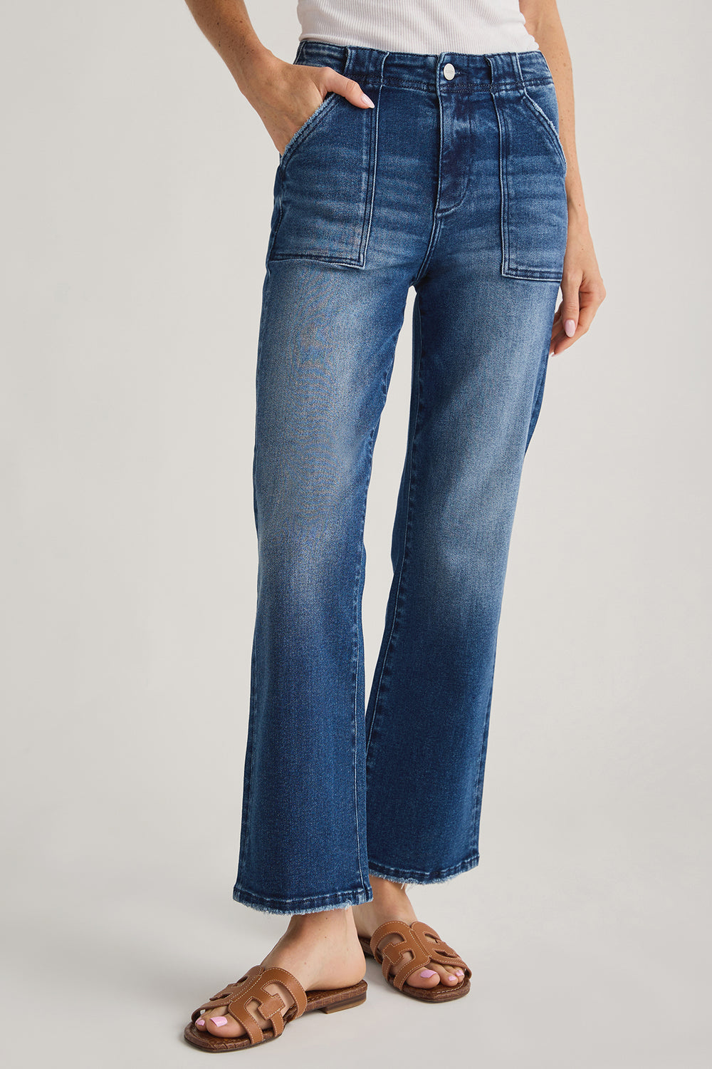 Risen Rosie Ankle Flare Jeans – Social Threads